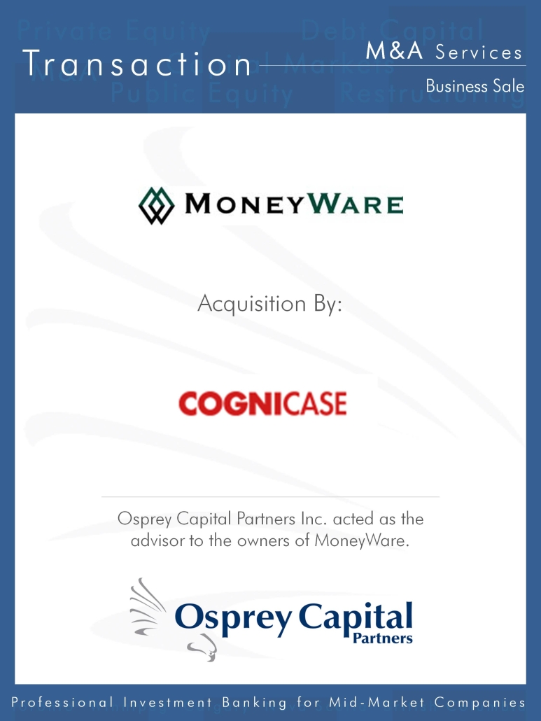 Money Ware – OSPREY CAPITAL PARTNERS